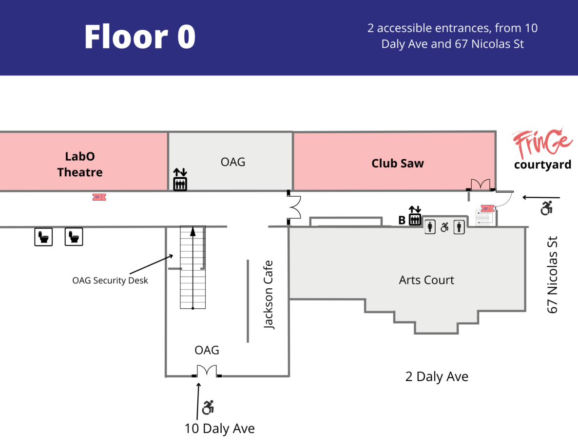 Venue Map – Ottawa Fringe Festival
